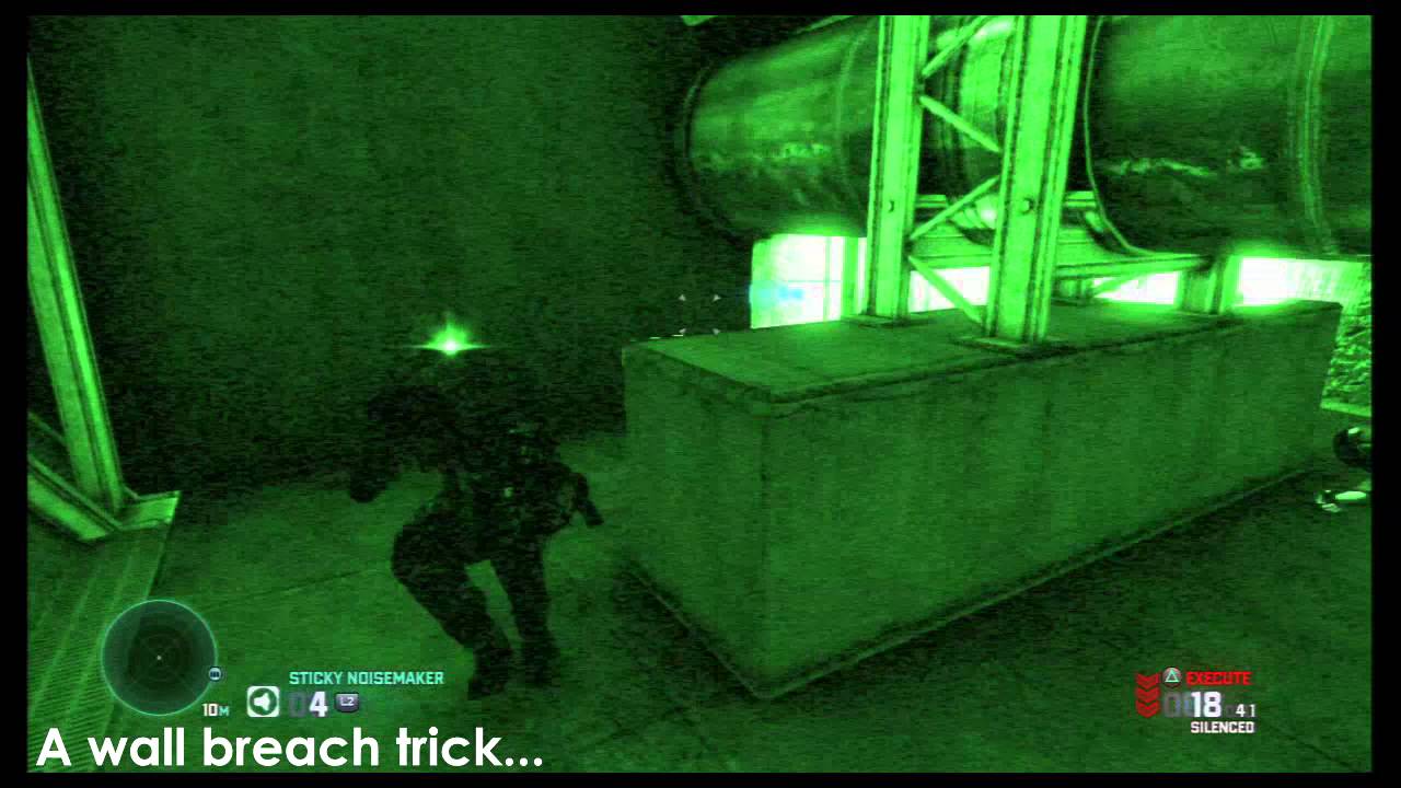 Splinter Cell: BL - Undetectable Glitch & Wall Breach Trick - YouTube