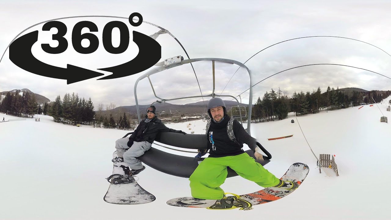 GoPro VR: 360° Snowboarding at Hunter Mountain - YouTube