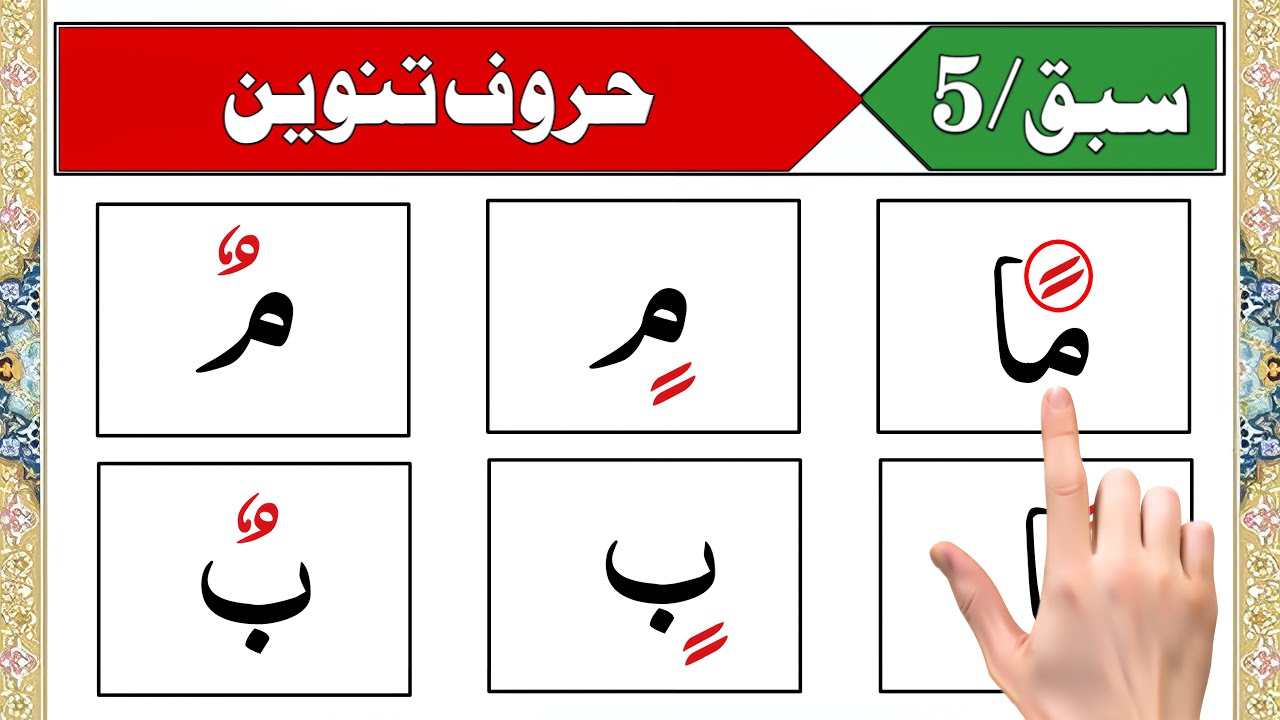 Noorani Qaida Lesson 5 | Tanween | Learn Quran with Tajweed from Basic ...