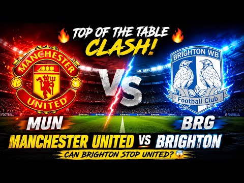 MANCHESTER UNITED vs BRIGHTON 🔥 | Top Table Clash! ⚽😱 Efootball mobile 