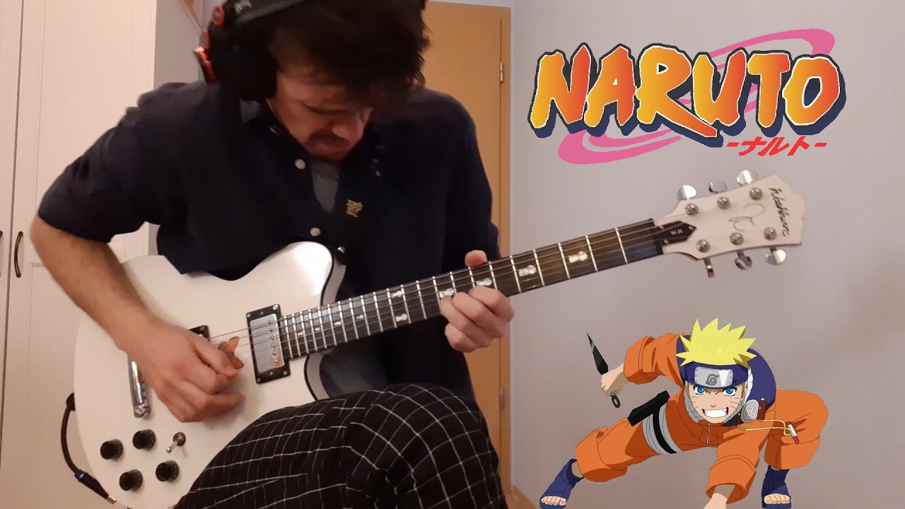 Naruto Main Theme - Guitar Cover (only the solo though...) - YouTube