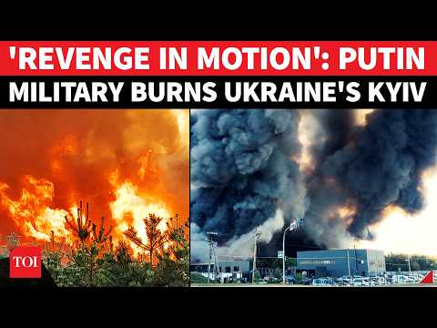 Putin Military Sets Zelensky’s Base On Fire; Ukraine’s Capital Burns as Russia Avenges Moscow Attack