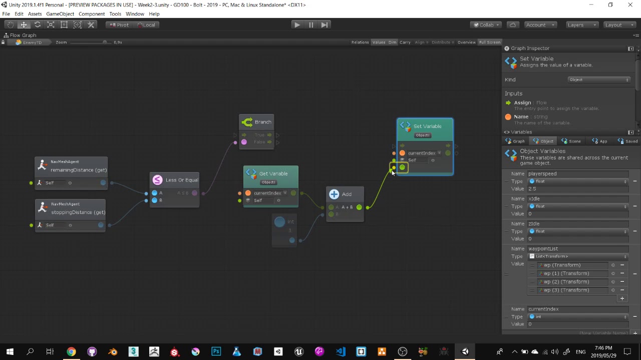 Top-down AI way point system with bolt and unity - YouTube