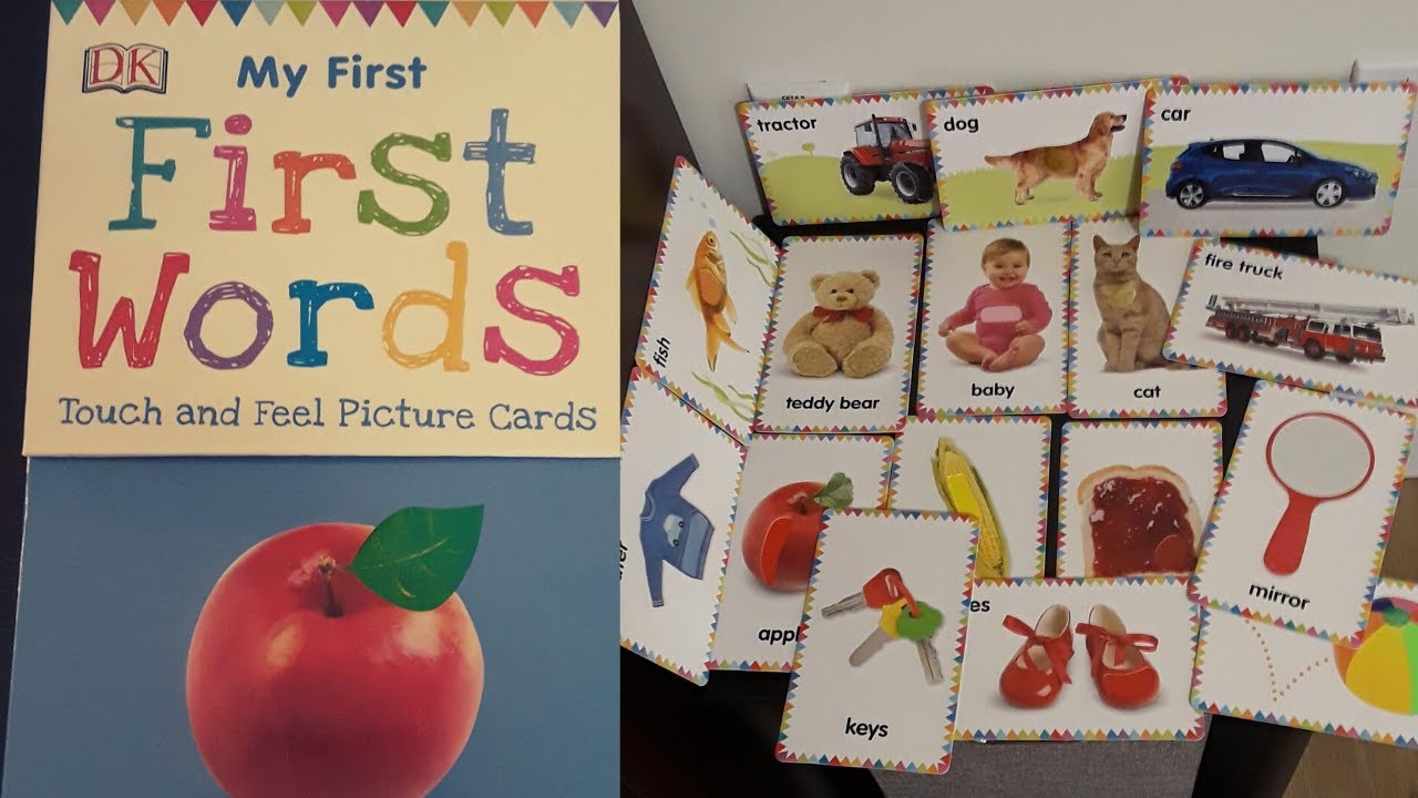 My First Touch and Feel Picture Cards: First Words Cards - YouTube