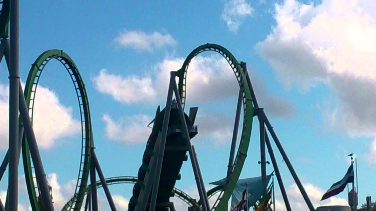 The hulk roller coaster universal studios florida - YouTube