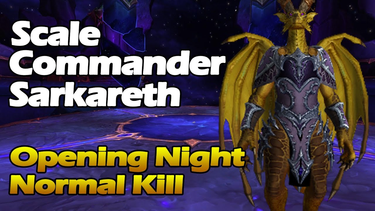 Normal Scale Commander Sarkareth Kill - Aberrus First Night of Raiding ...