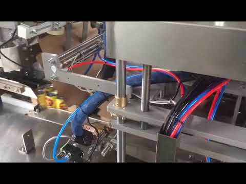 wrap around case packer for beer can, beer can case packer - YouTube