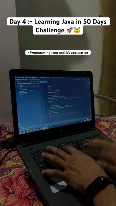 Day 4 :- Of my incredible 50-day Java programming challenge - YouTube