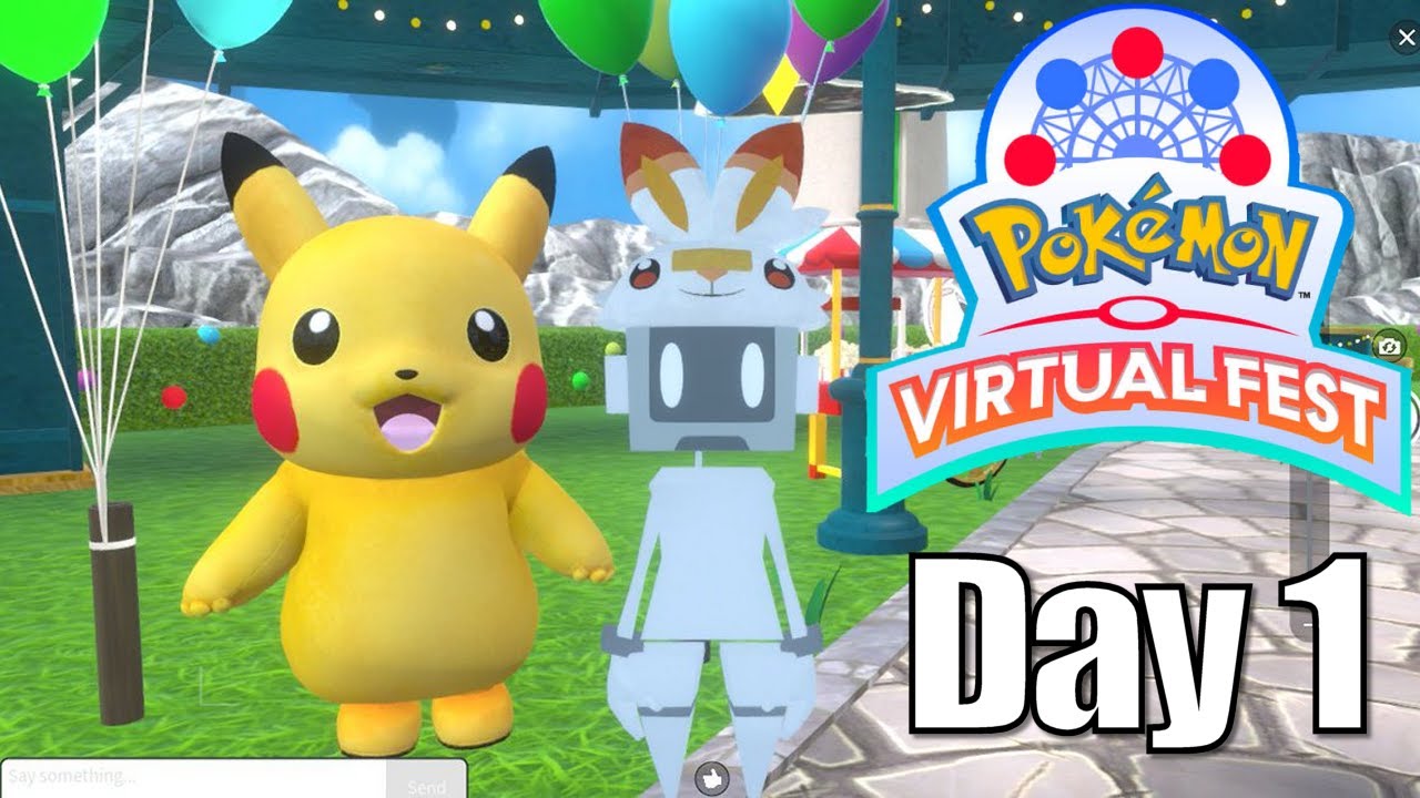 Pokémon Virtual Fest - Day 1 Park Walkthrough - YouTube