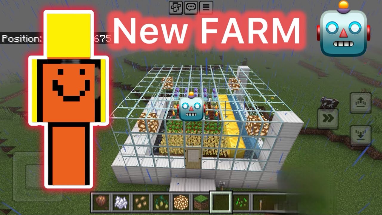 How to Build an Automated Crop Farm in Minecraft (Step-by-Step Tutorial ...