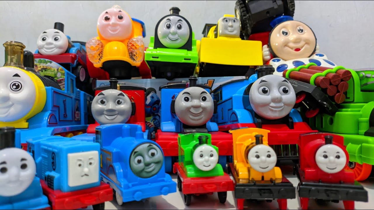 Thomas & Friends Train Kereta Biru, Funny Loco Lampu Kelap Kelip ...