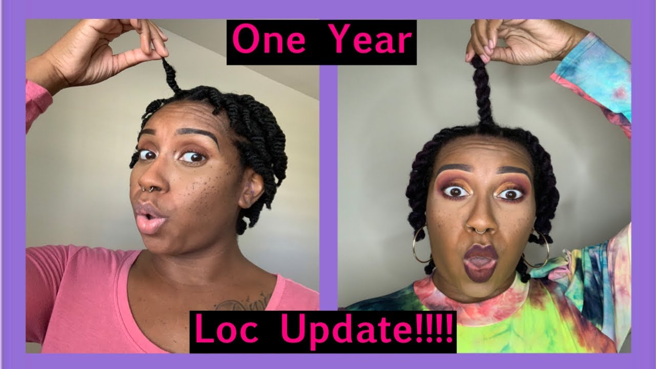 One Year Loc Update | Loc Journey Through Pictures | Eshia Bee - YouTube