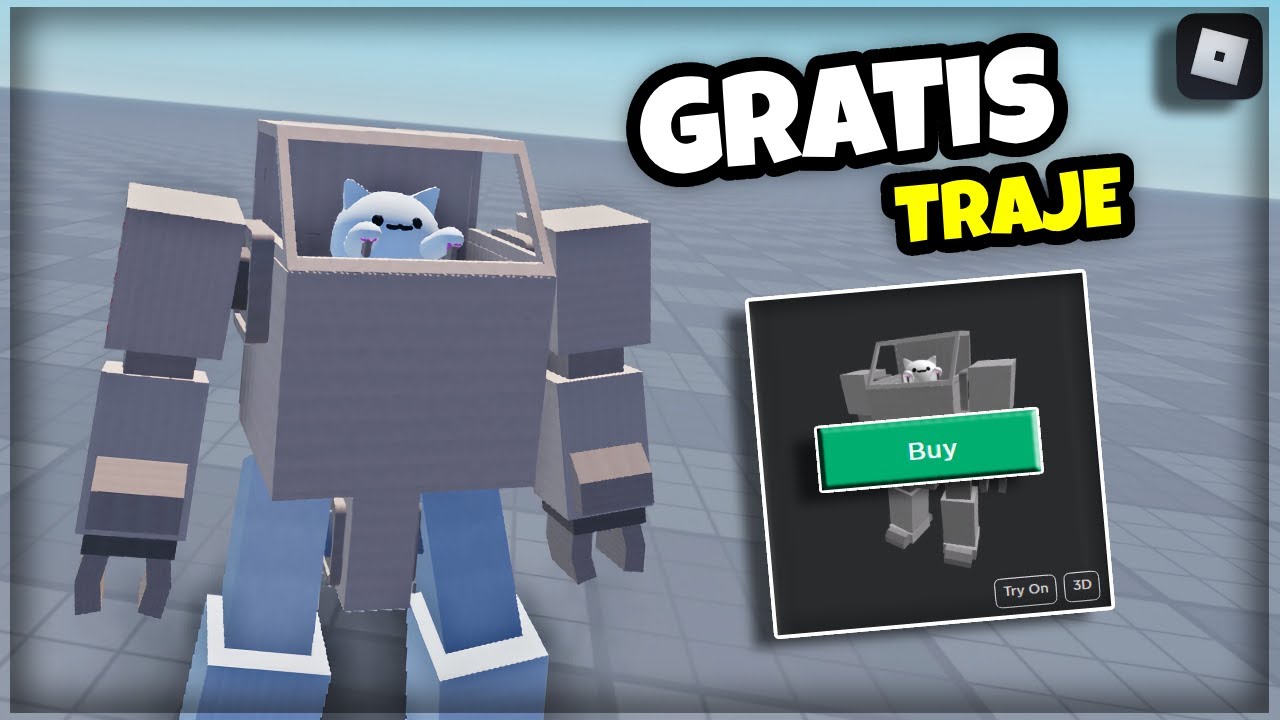 FREE TRAJE • Como conseguir o CARDBOARD CAT MECH | Roblox BR - YouTube