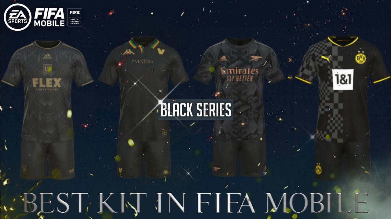 KIT HITAM PALING KEREN 😎 KECE PARAH - FIFA MOBILE - YouTube