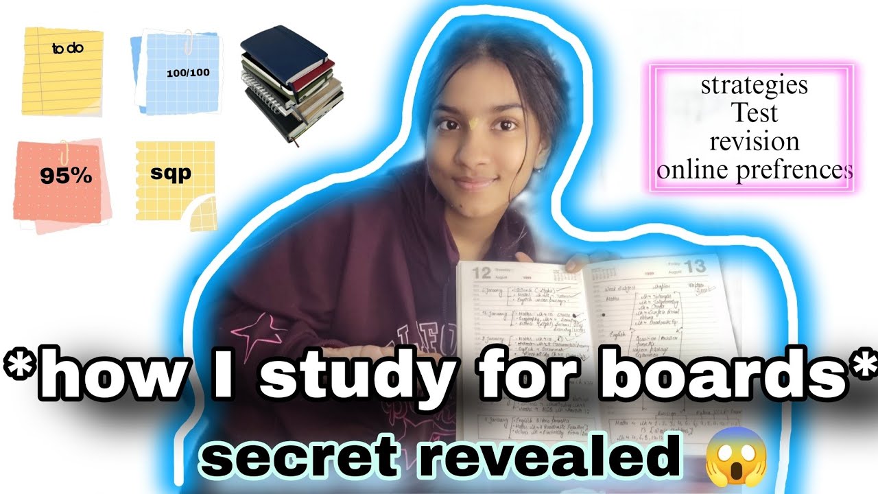 HOW I STUDY FOR BOARDs🤫 (😱 secret revealed 😱) strategies,test, revision ...
