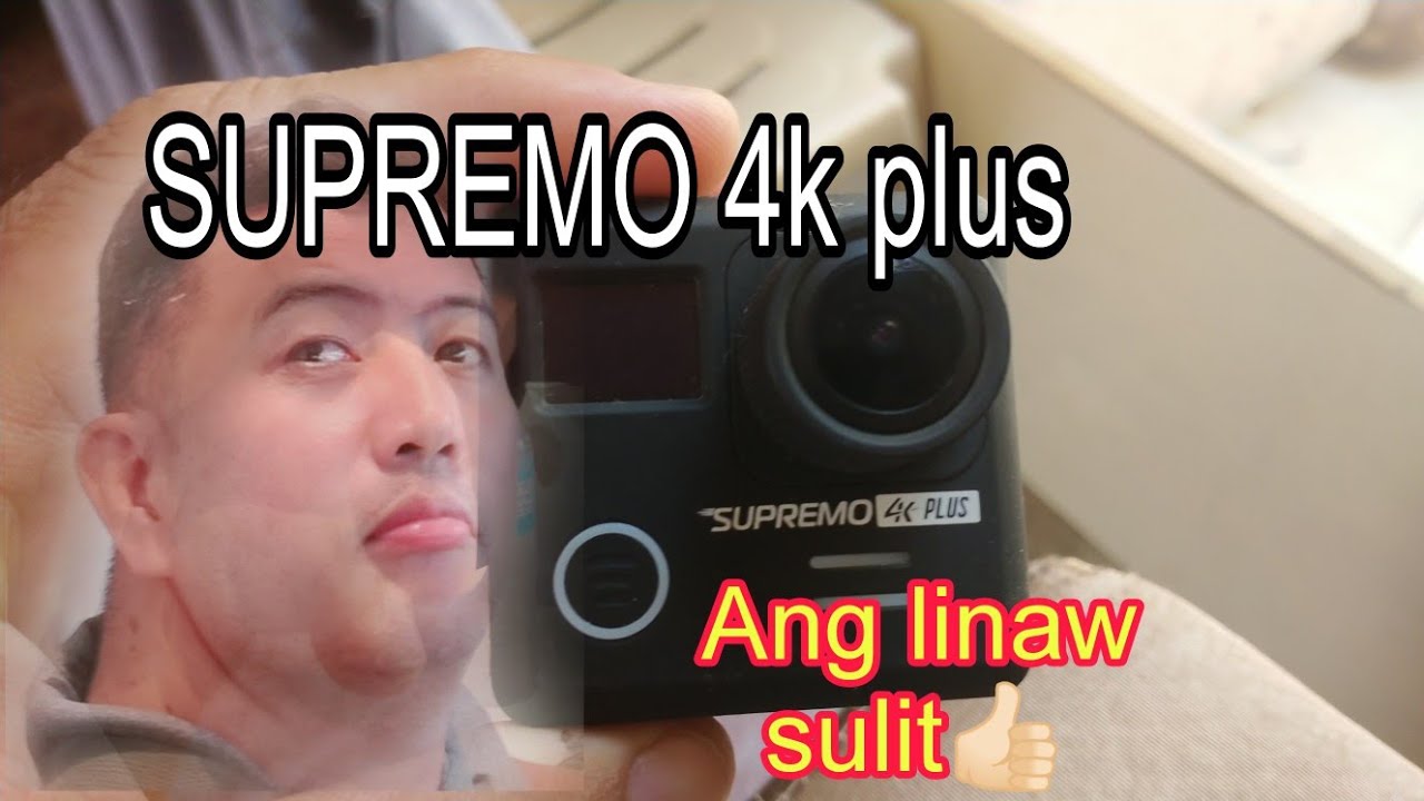 SUPREMO 4K PLUS) Ang linaw parang GoPro,para sa motovlog na nag umpisa ...