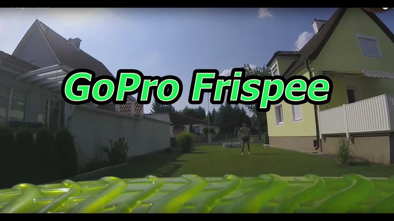The Gopro Frisbee Mount - YouTube