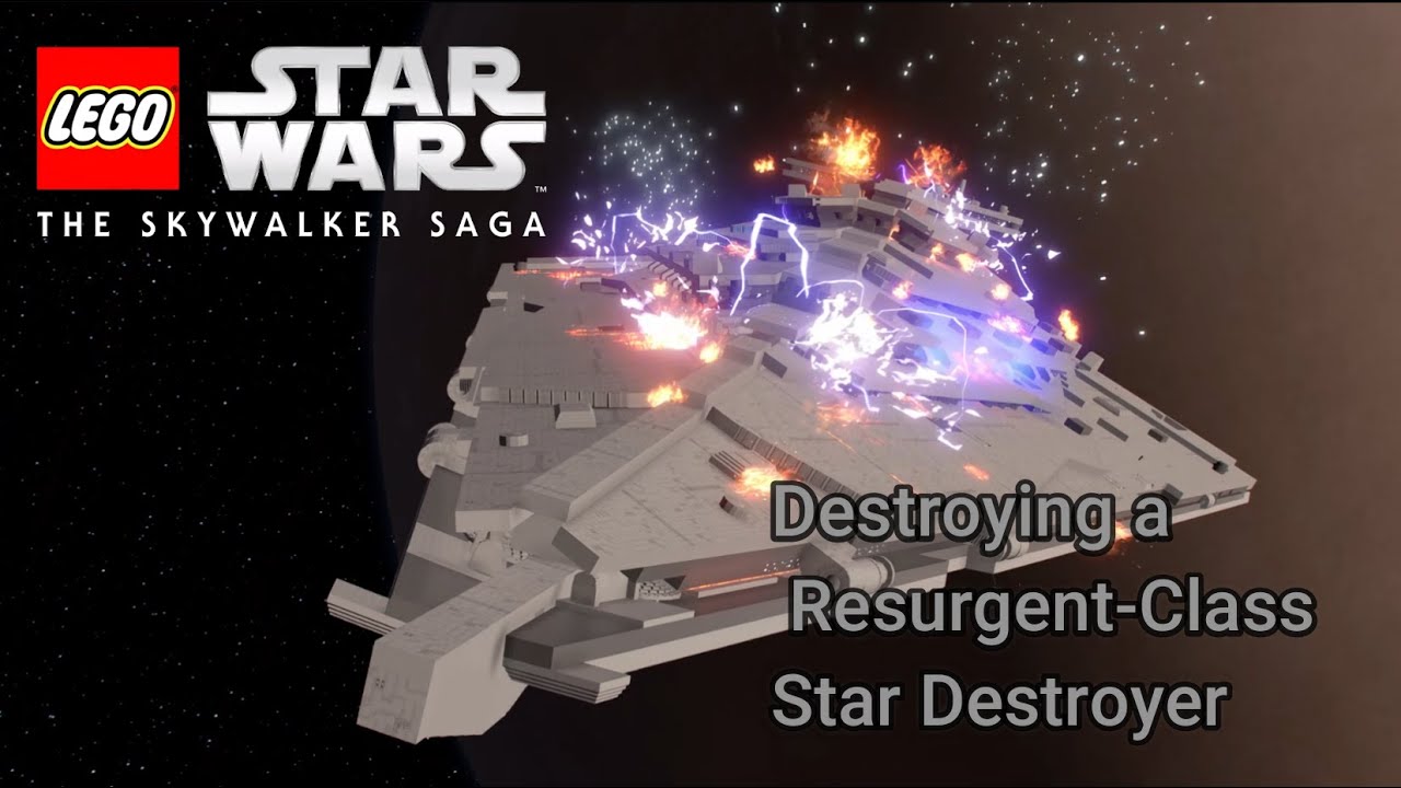 Destroying a Resurgent-Class Star Destroyer! | LEGO Star Wars Skywalker ...