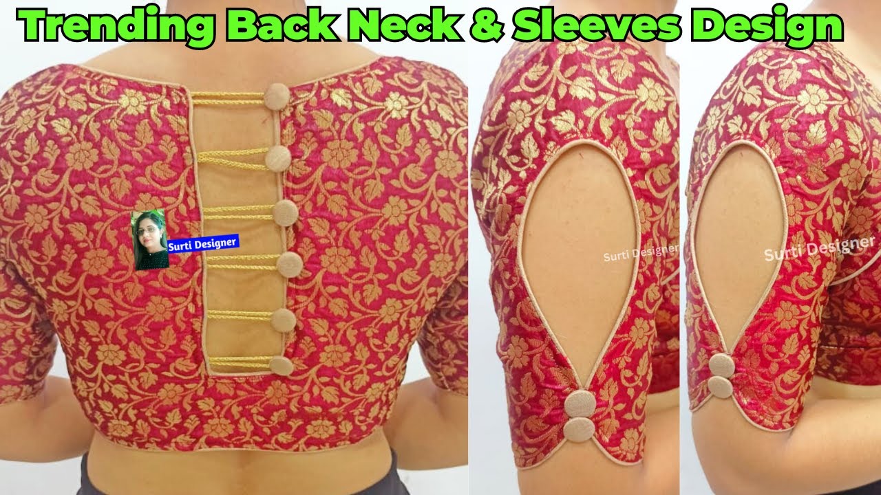 Back Neck Dori Design Cutting and Stitching | Back Neck Dori Wala with ...