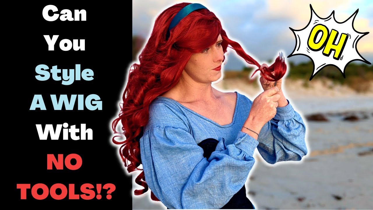 I Styled a Cosplay Wig With NO TOOLS!? - Starting Wig Styling With ...