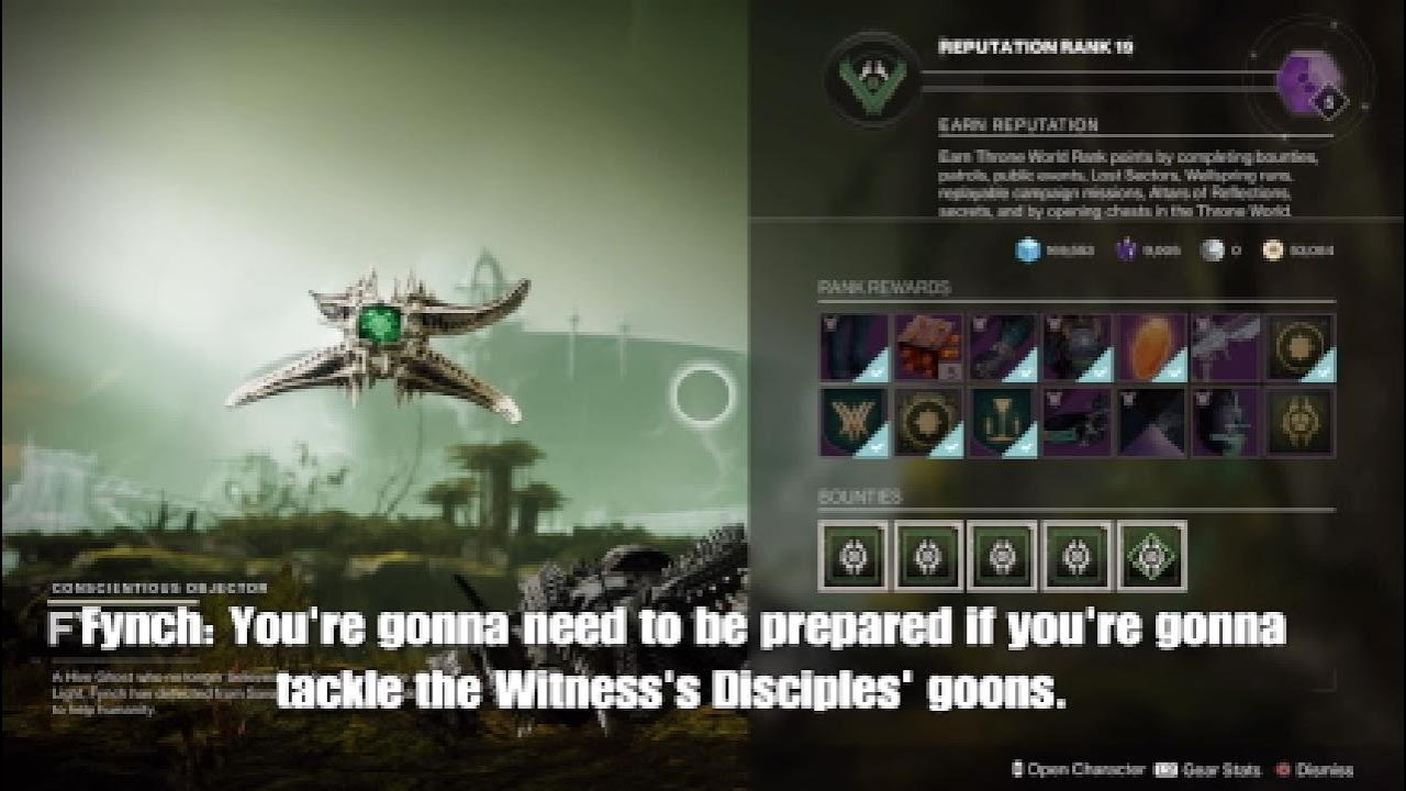 Idle Dialogue, Throne World | Fynch: "The Witness's Disciples' Goons ...