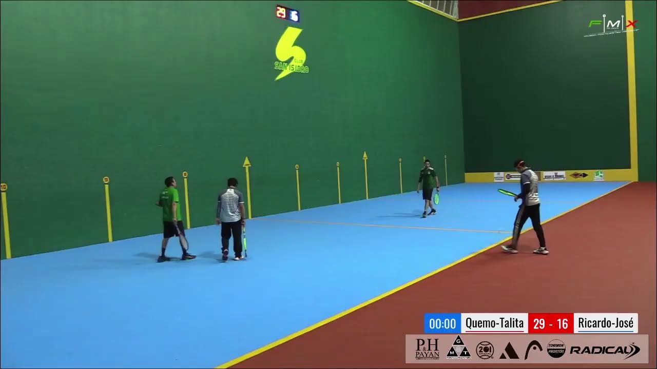 Torneo Frontenis Torreon Coahuila (DOBLES VARONIL 1era FUERZA ,QUEMO ...