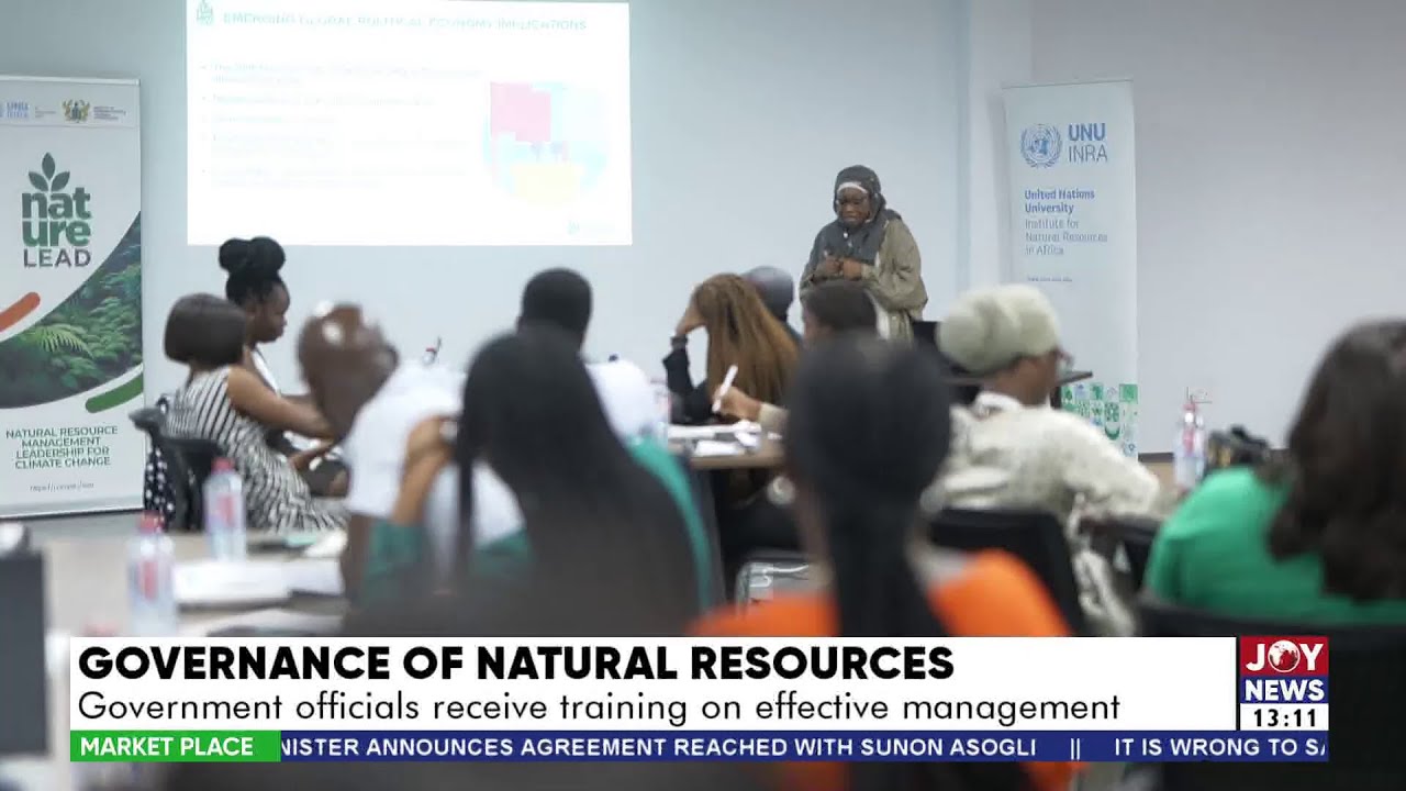 Governance of Natural Resources: Government officials receive training ...