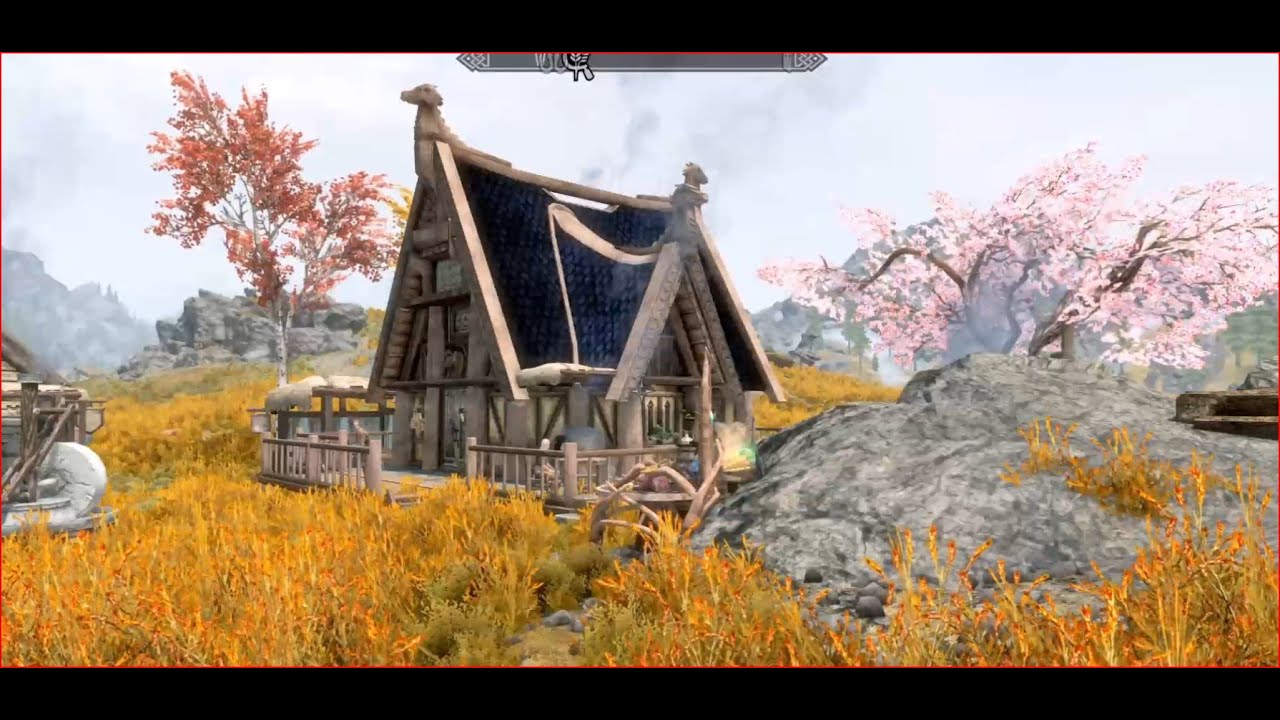 Whiterun Plains House - Skyrim Special Edition/AE Player Home - YouTube