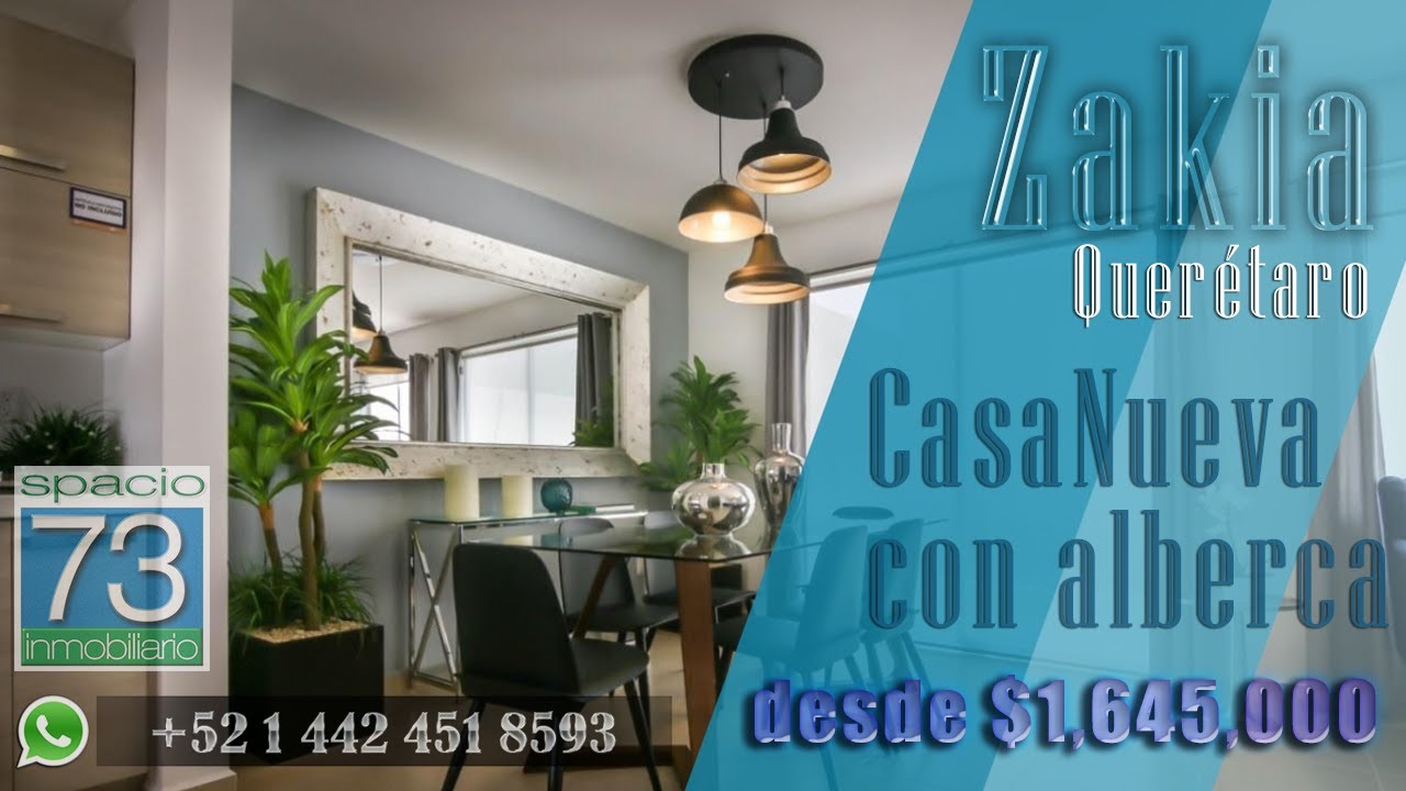 ESTRENA CASA EN QUERETARO, ZONA ZAKIA $1,645,000 - YouTube