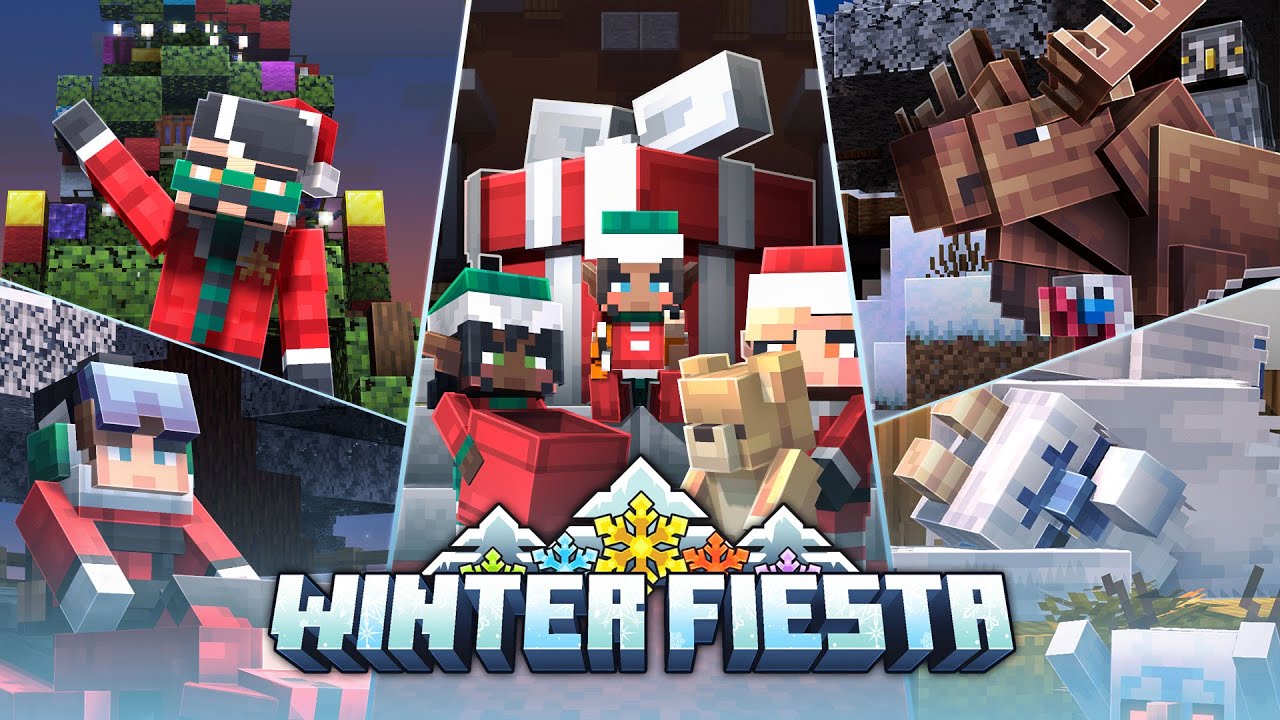 Winter Fiesta - Minecraft Map Trailer - YouTube