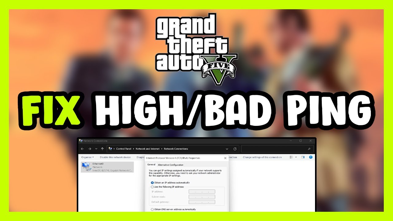 How to FIX GTA 5 High/Bad Ping! - GTA V - YouTube