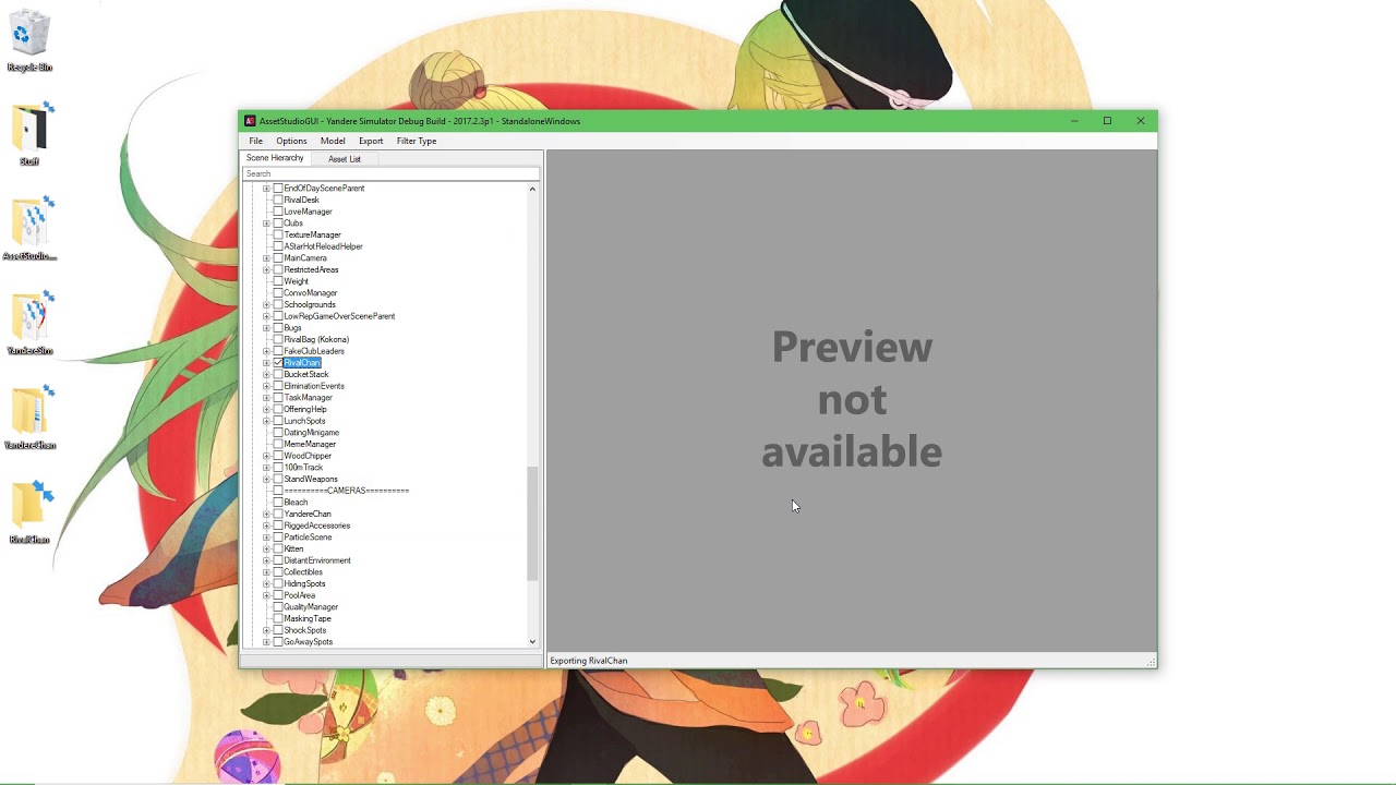 Very Quick Yandere Simulator (Unity) Model Export Guide - YouTube