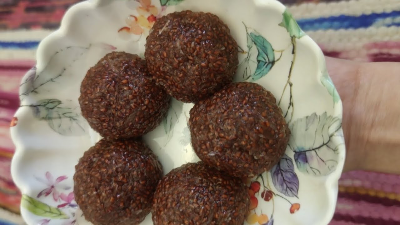 हिवाळ्यात सगळ्यांनी खावे अळीवाचे पौष्टिक लाडू | Alivache Laadu # ...