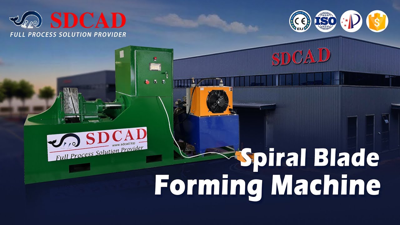 Maximize output with the Spiral Blade Forming Machine—your key to ...