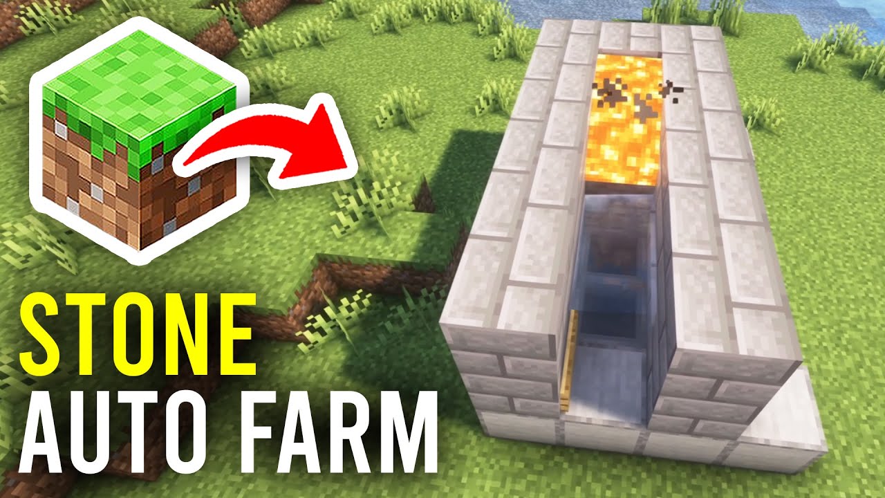 How To Make Auto Stone Farm In Minecraft Full Guide YouTube How To Make Auto Stone Farm In Minecraft Full Guide YouTube
