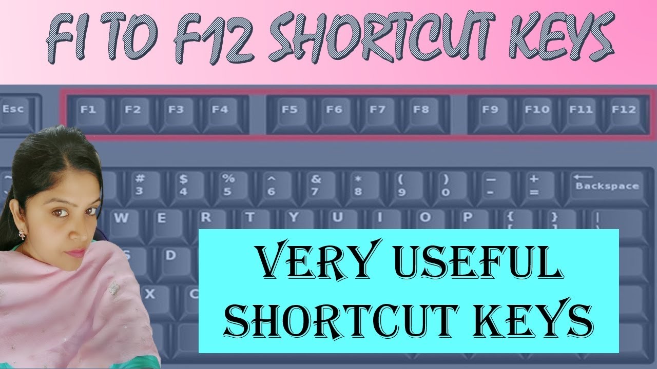 F1 to F12 Shortcut | F1 to F12 Complete Use [Hindi] | keyboard ...