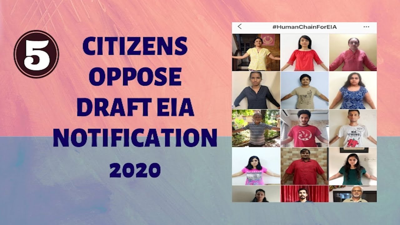 What's Cooking: Citizens Oppose Draft Eia Notification 2020 - YouTube