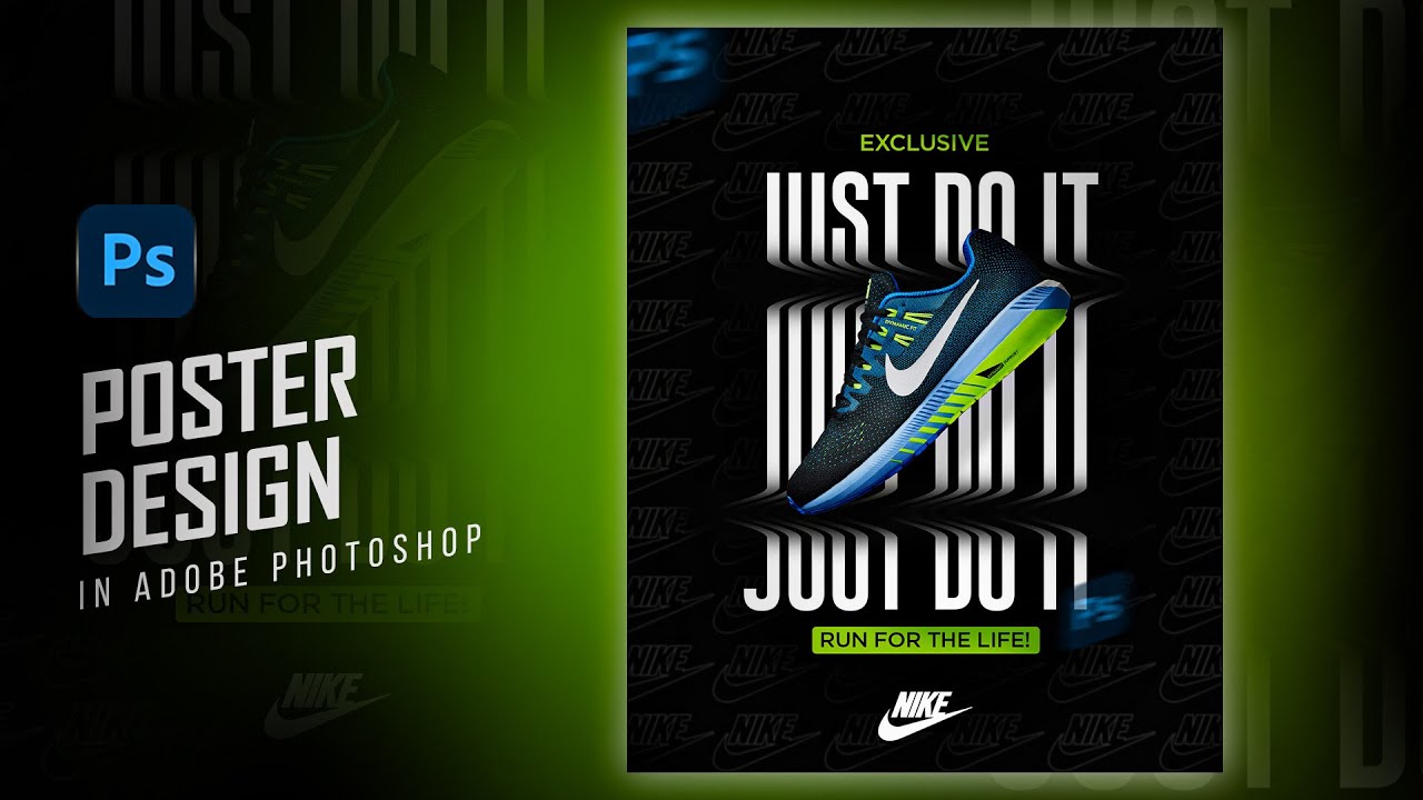 Amazing poster design in Adobe Photoshop I Photoshop Tutorial I Modern ...