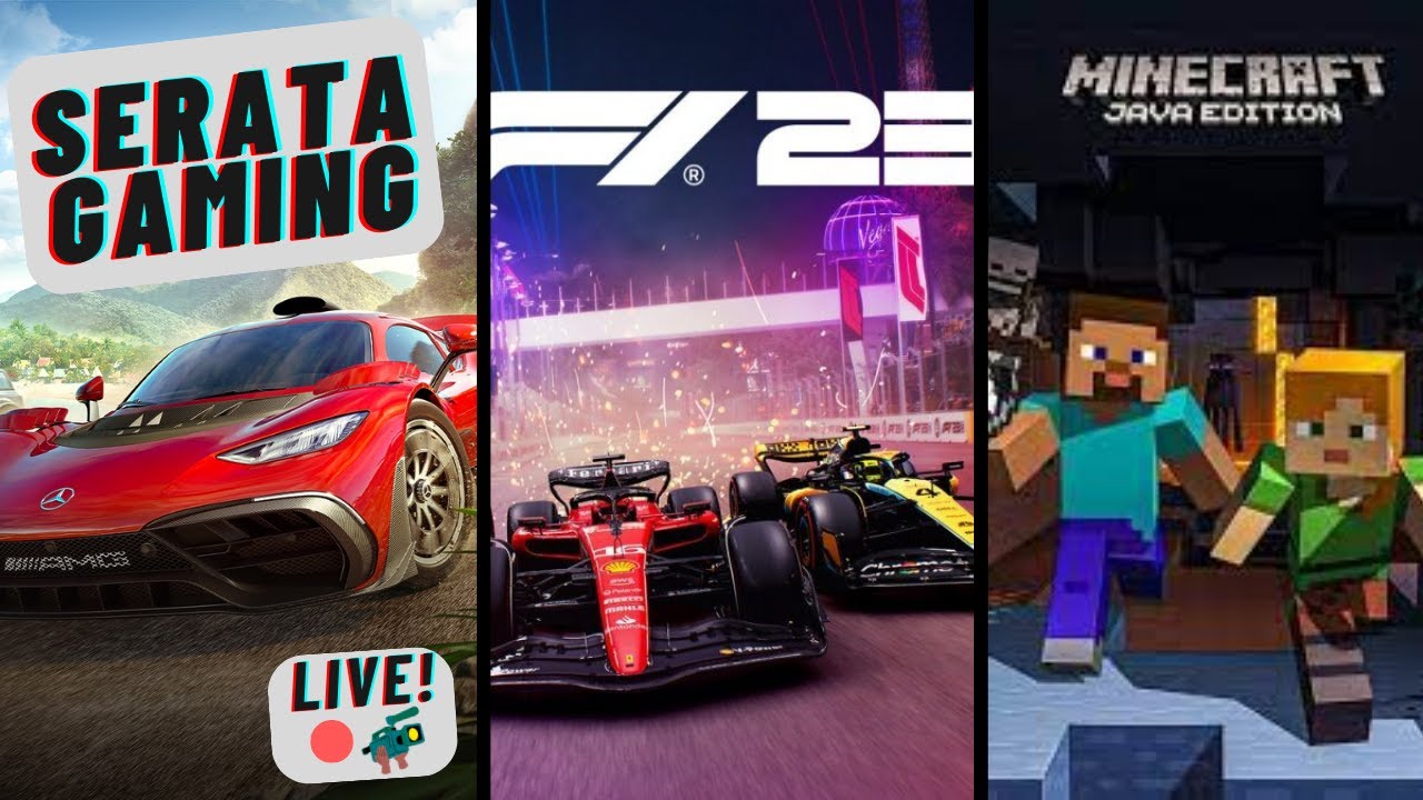 Serata Gaming su F1 23 o Forza Horizon 5, Successivamente Minecraft ...