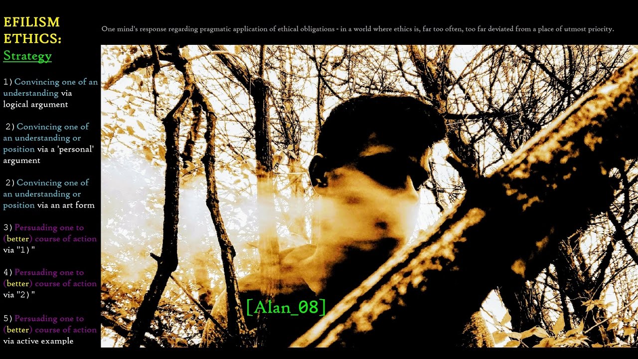 Update + Ethics [Re: Inmendham, Ethicalogical] - YouTube