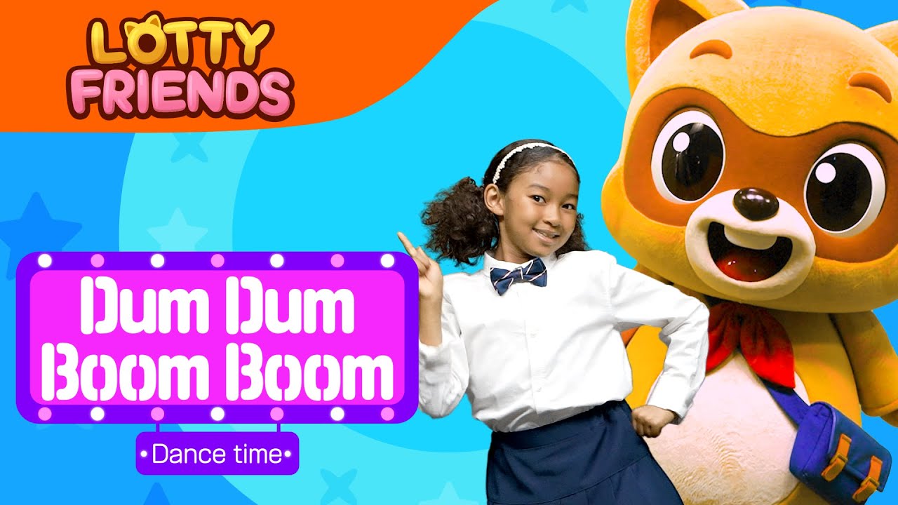 Dum Dum Boom Boom😜| DANCE WITH LOTTY FRIENDS⭐| Kids' Exercise | Fun ...