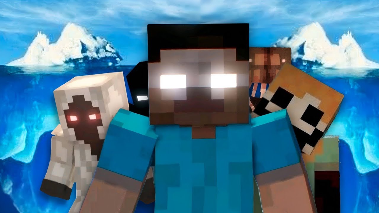 O Iceberg das Creepypastas/Mods de Terror do Minecraft - YouTube