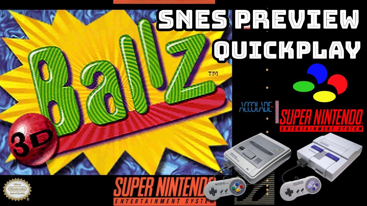 Ballz (SNES) PREVIEW/QUICKPLAY NO COMMENTARY HD 1080p - YouTube