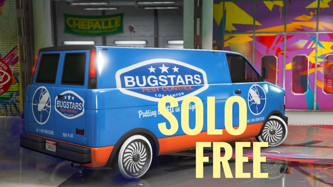 *SOLO*FREE* Bugstars Van GTA ONLINE 1.50 (PS4,XBOX,PC) - YouTube