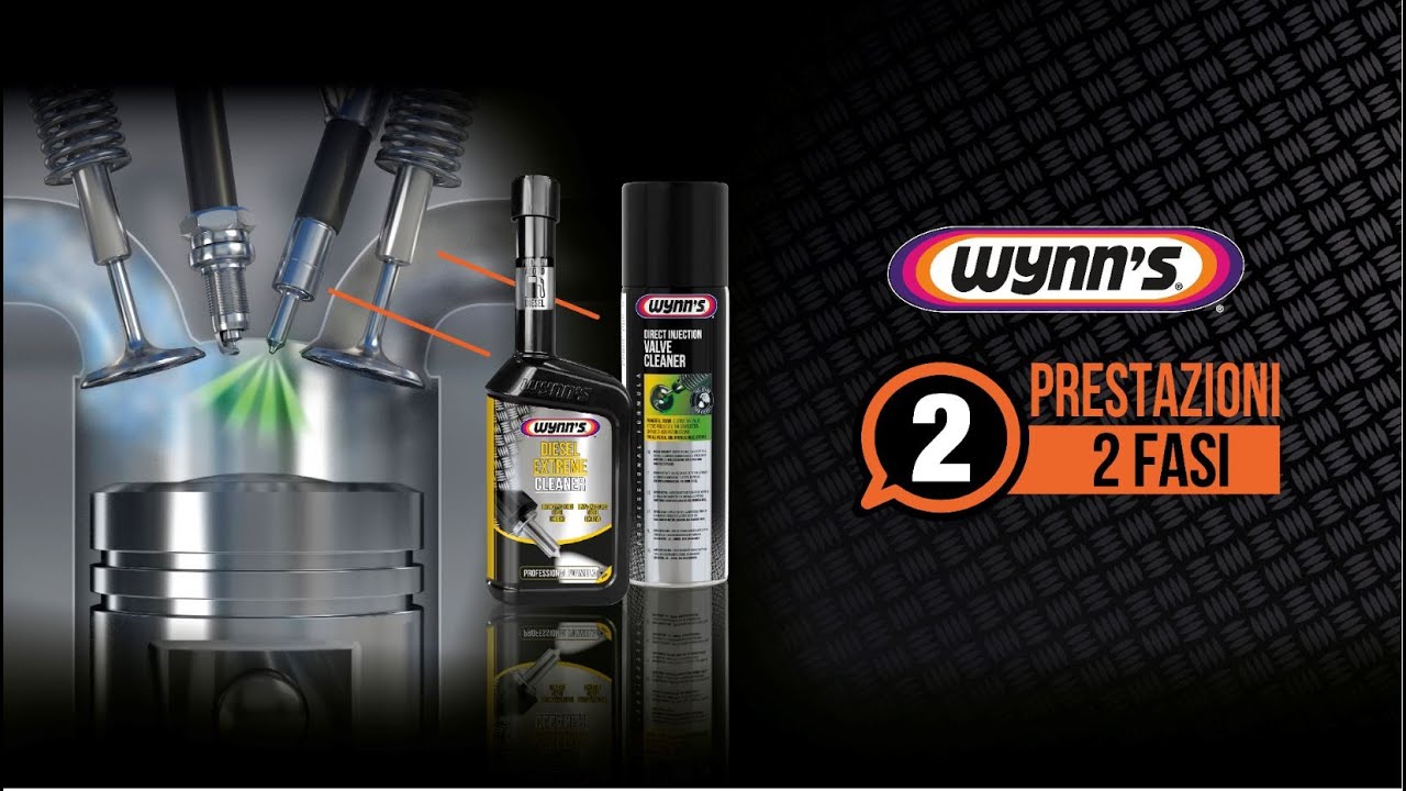 WYNN'S 2 FASI - Direct Injection Valve Cleaner - Istruzioni Benzina ...