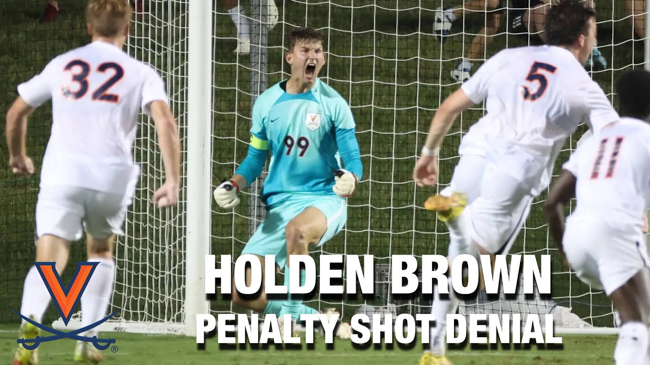 Virginia's Holden Brown With The Penalty Shot Denial - YouTube