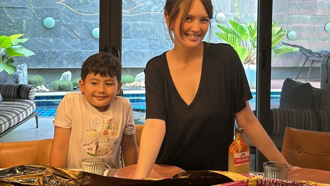 Ellen Adarna at Elias Modesto, It's Lenchon day! Elias is so happy of ...