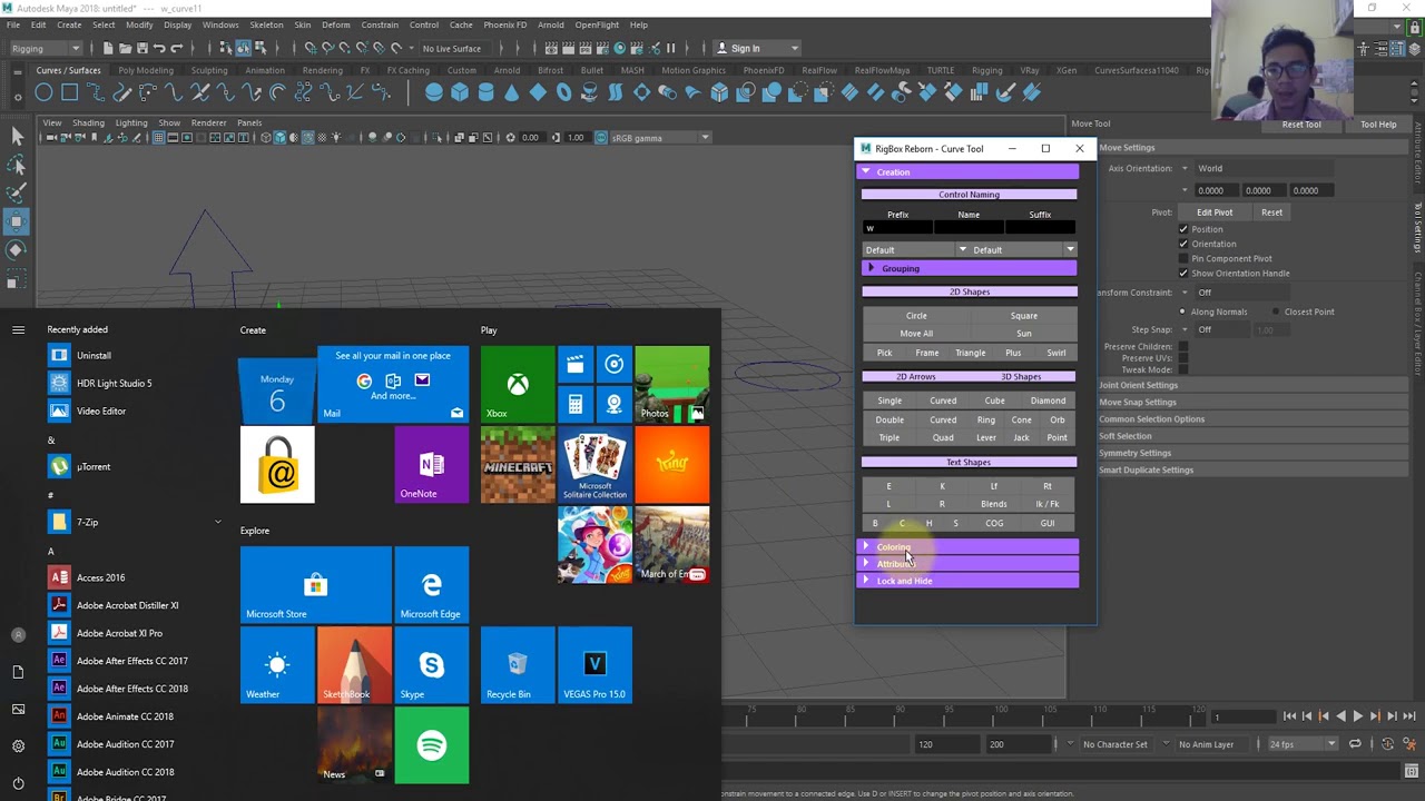 09 Maya Rigging Setup Rigbox Reborn Rigging Tool and Rigbox Reborn ...