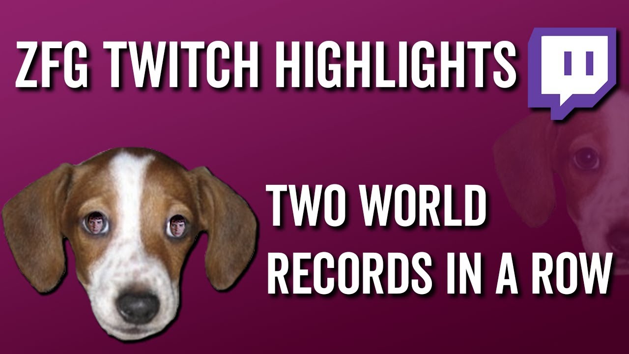 Two World Records in a Row - ZFG Twitch Highlights - YouTube