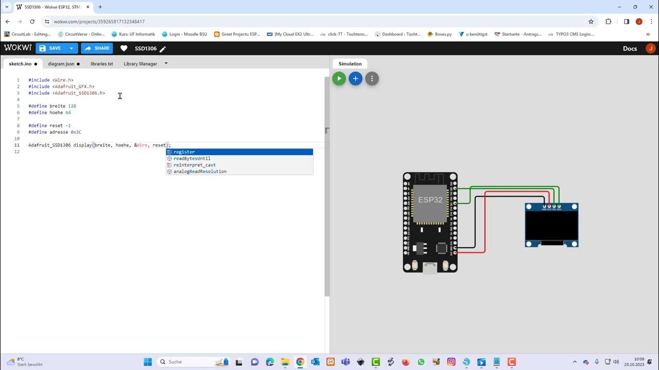 Wokwi SSD1306 OLED Display - YouTube